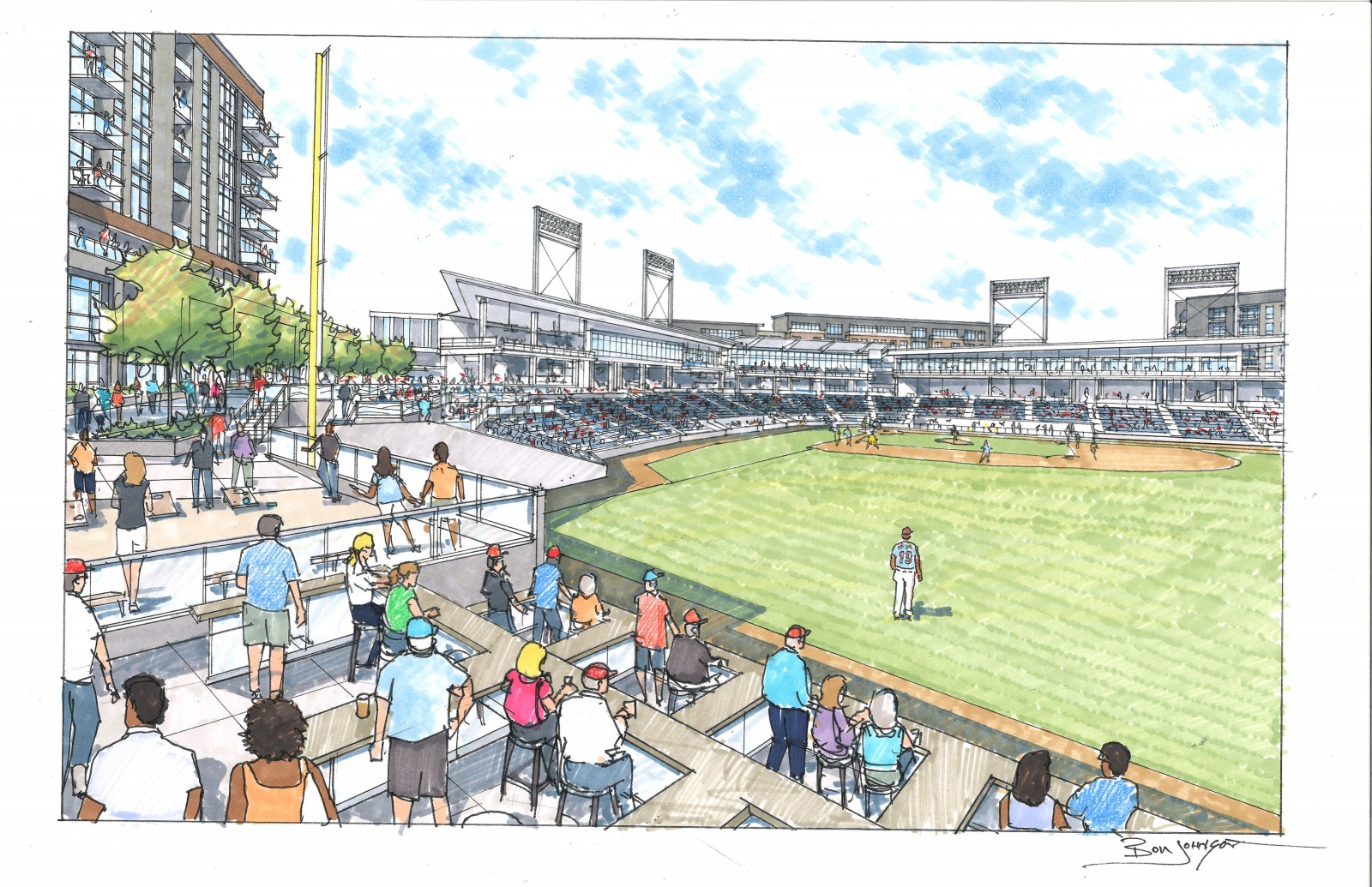 Downtown Multipurpose Stadium | BarberMcMurry Architects