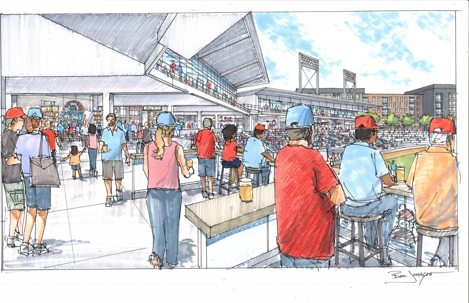 Downtown Multipurpose Stadium | BarberMcMurry Architects